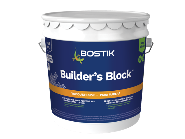 Builder’s Block™ | Professional Grade Adhesive and Moisture Vapor Control | Bostik Design Build